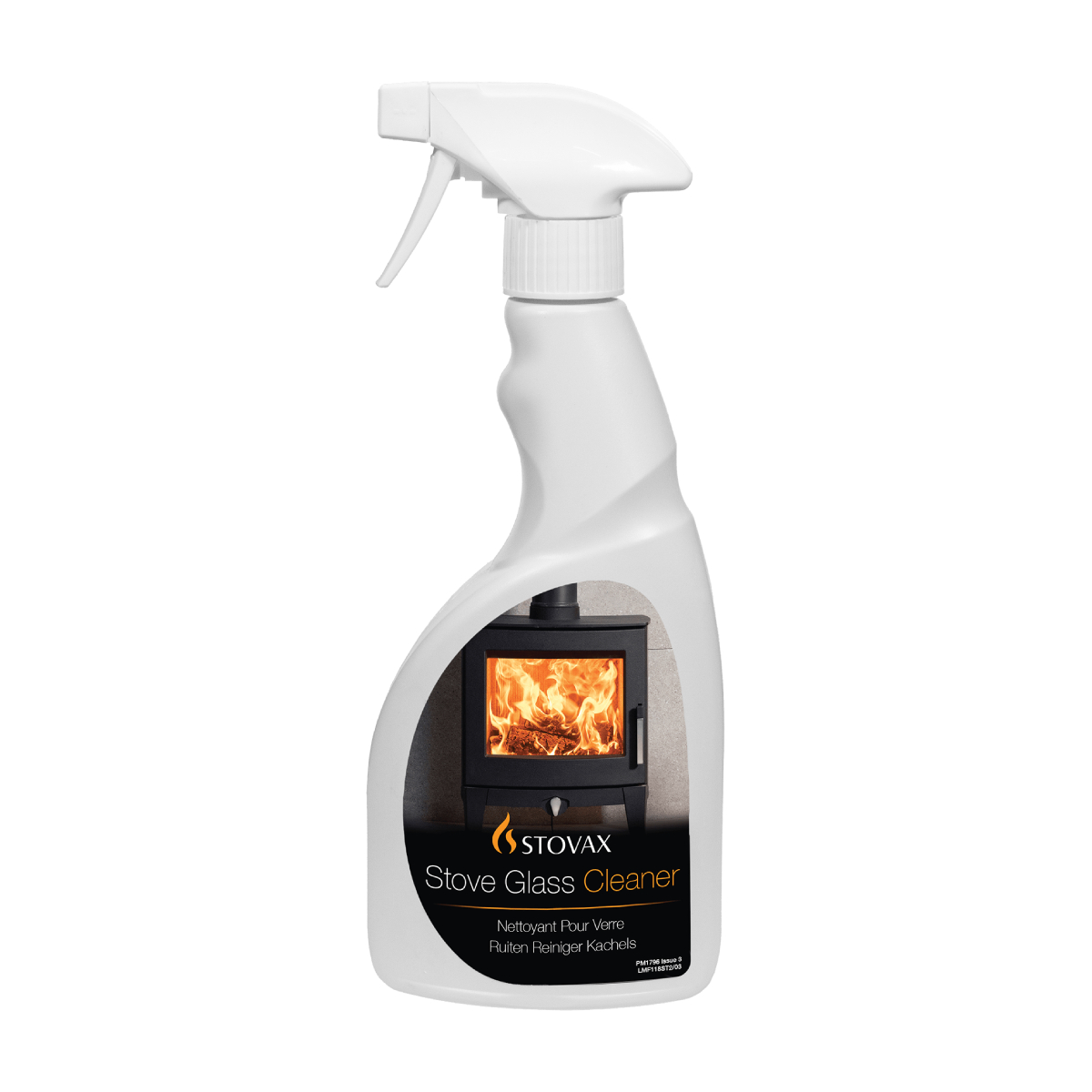 Stovax Clear Glass Cleaner Spray 500ml – For Stoves & Fireplaces